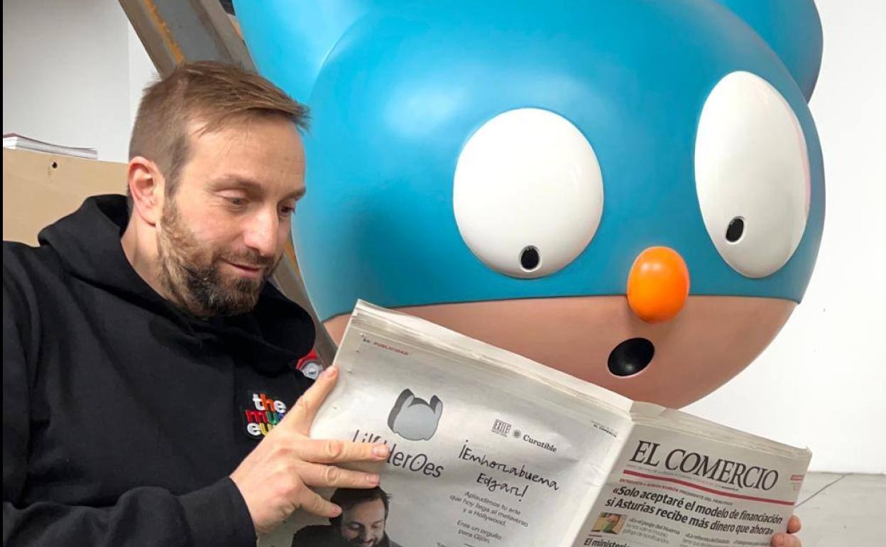 El artista gijonés Edgar Plans dona más de 33.000 euros a la ONG Save the Children | El Comercio ...